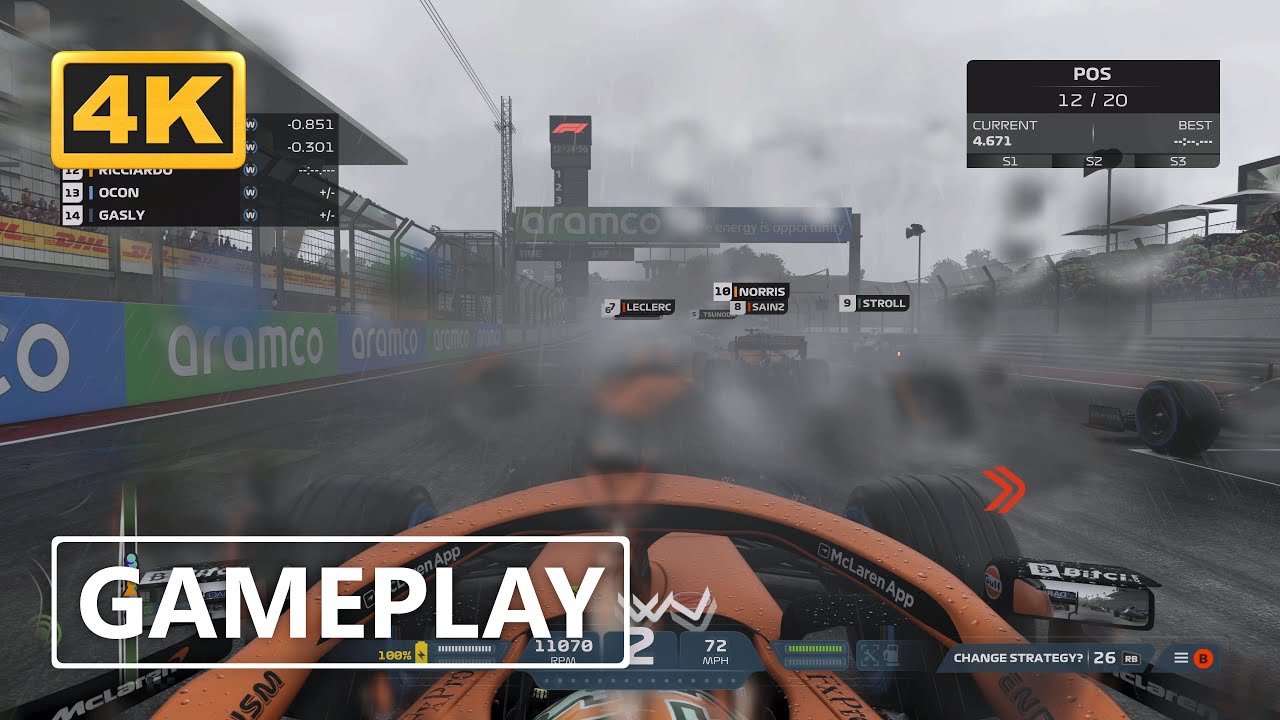 F1 2021 Heavy Rain Xbox Series X Gameplay 4K *Next Gen* - YouTube