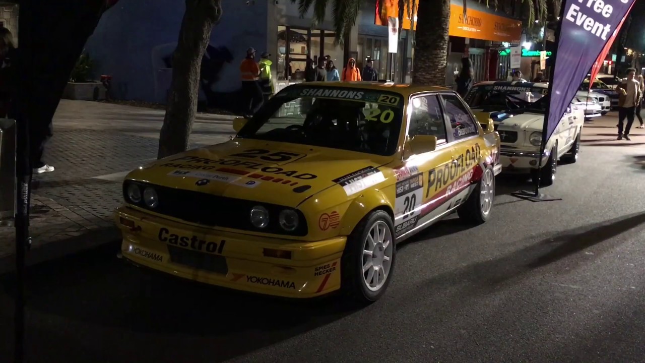 Late Night Car Show - Targa Rally 2018 - YouTube