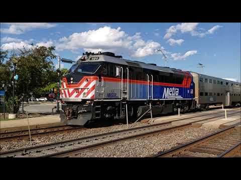 Metra BNSF Rush Hour At Westmont, IL 9/9/21 - YouTube