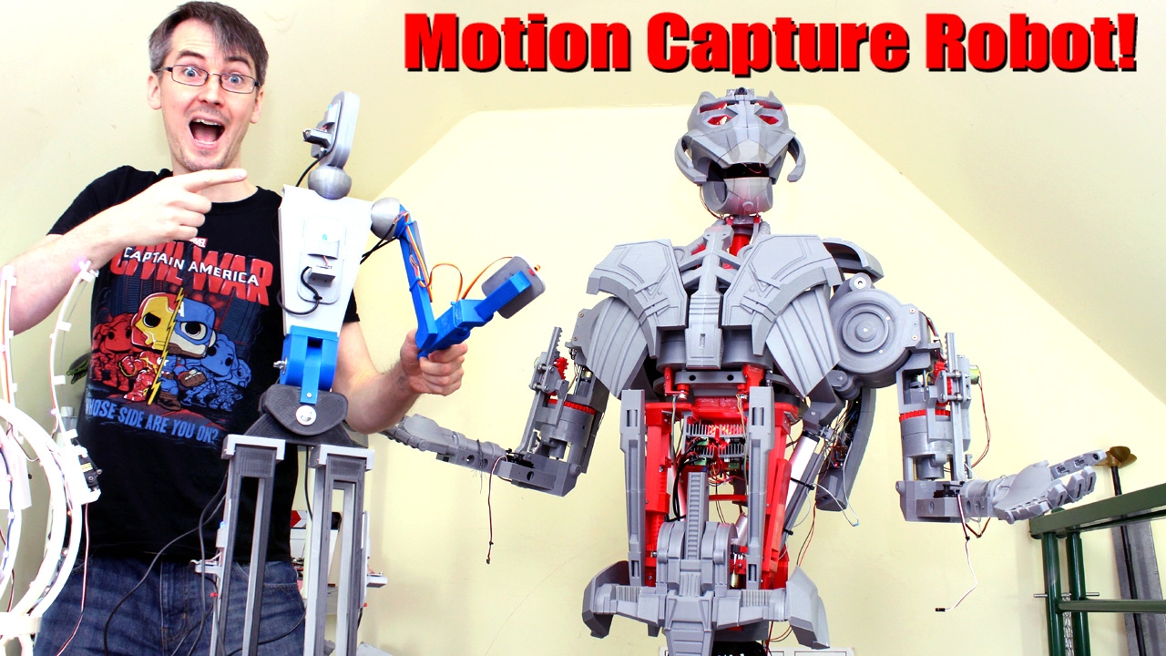Avengers Ultron #32 | Motion Capture Control | James Bruton - YouTube
