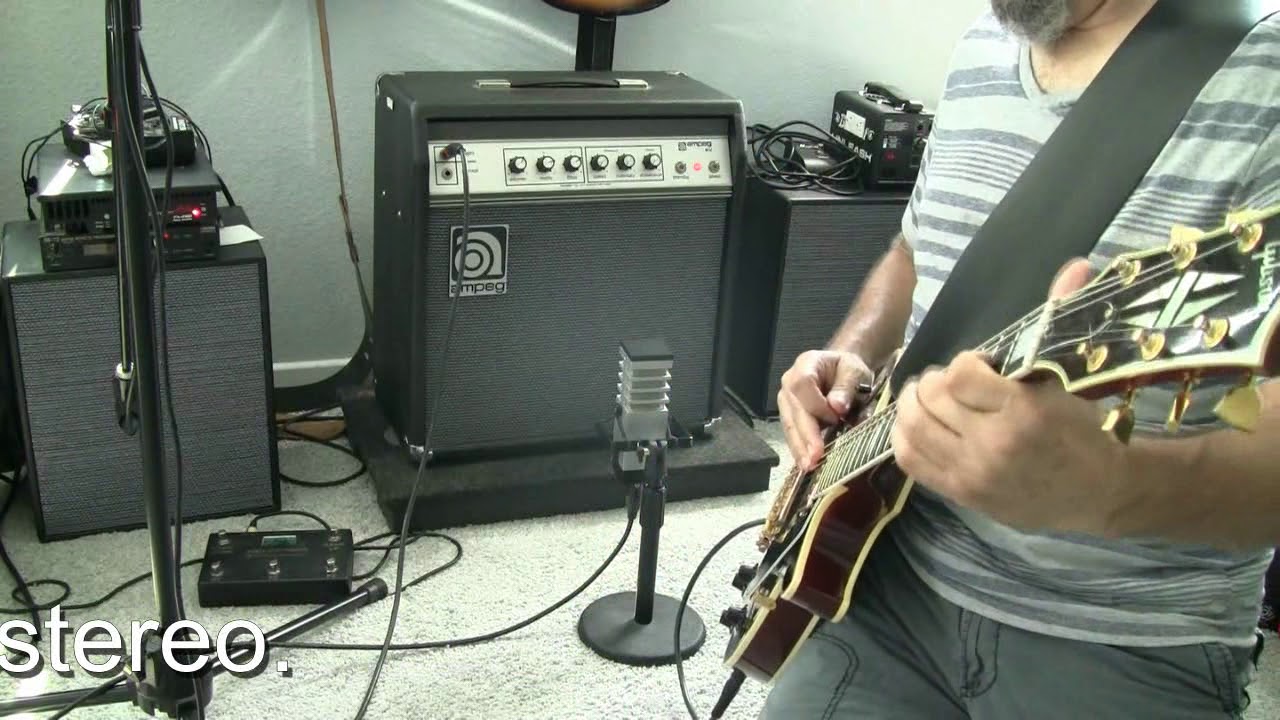 Ampeg GU12 amplifier demo by Leon C - YouTube
