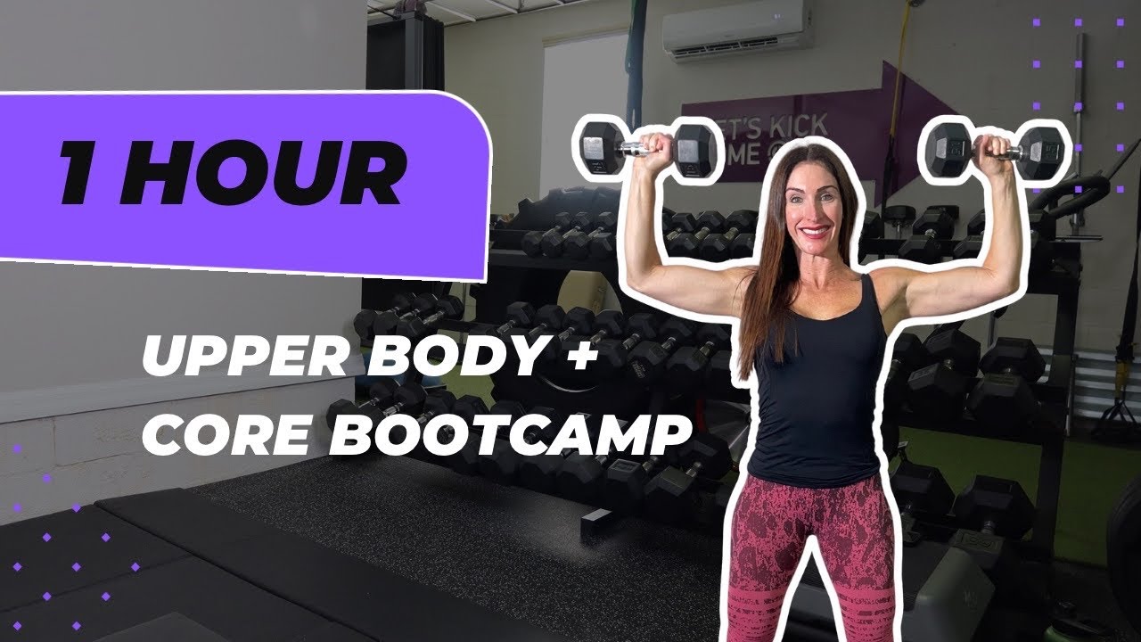 Intense 1-hour Upper Body And Core Bootcamp Workout! - YouTube