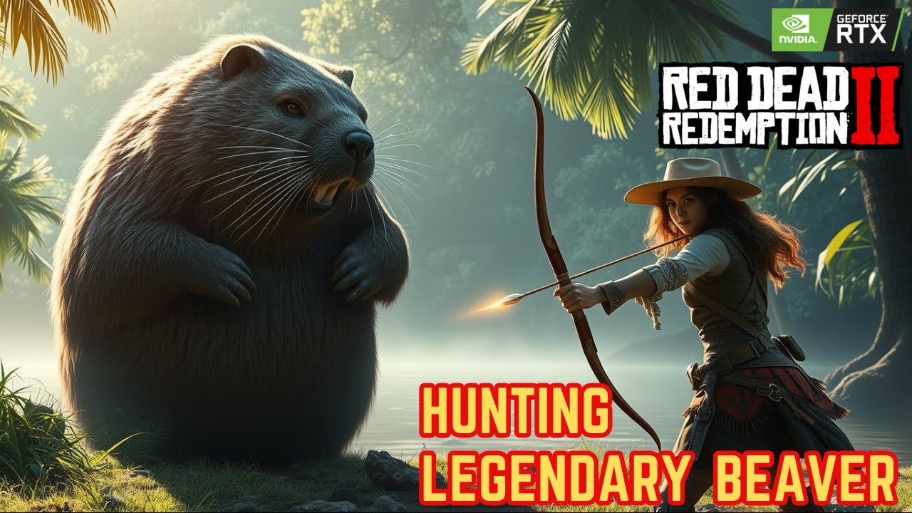 RDR 2 - Hunting the Legendary Beaver in the Jungle! - YouTube
