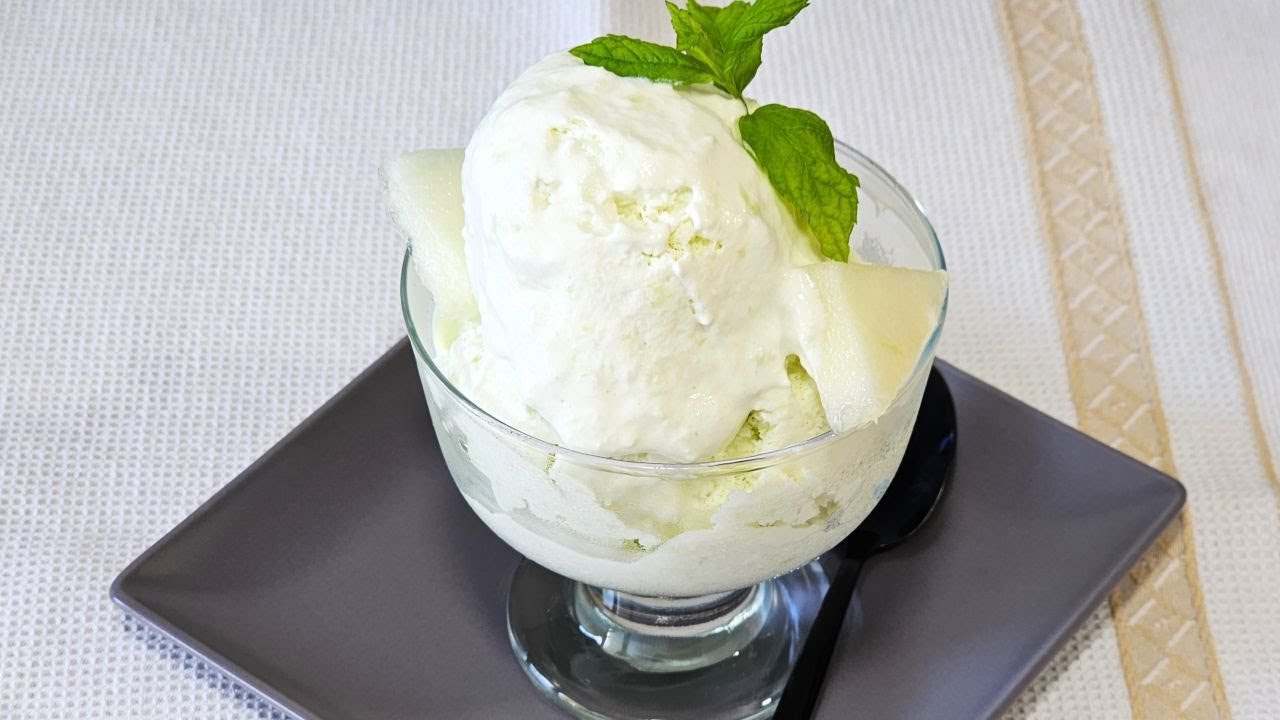 Inghetata cu pepene galben - Reteta cu doar 3 ingrediente - YouTube