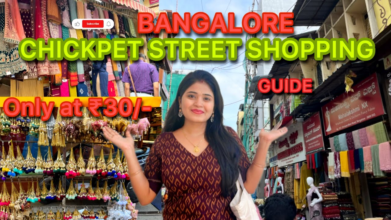 BANGALORE CHICKPET STREET SHOPPING🛍️🤩 #trending #youtube #odiavlog # ...