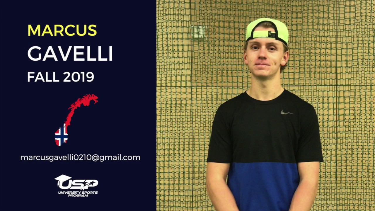 Marcus Gavelli Tennis Recruiting Video - Fall of 2019 - YouTube