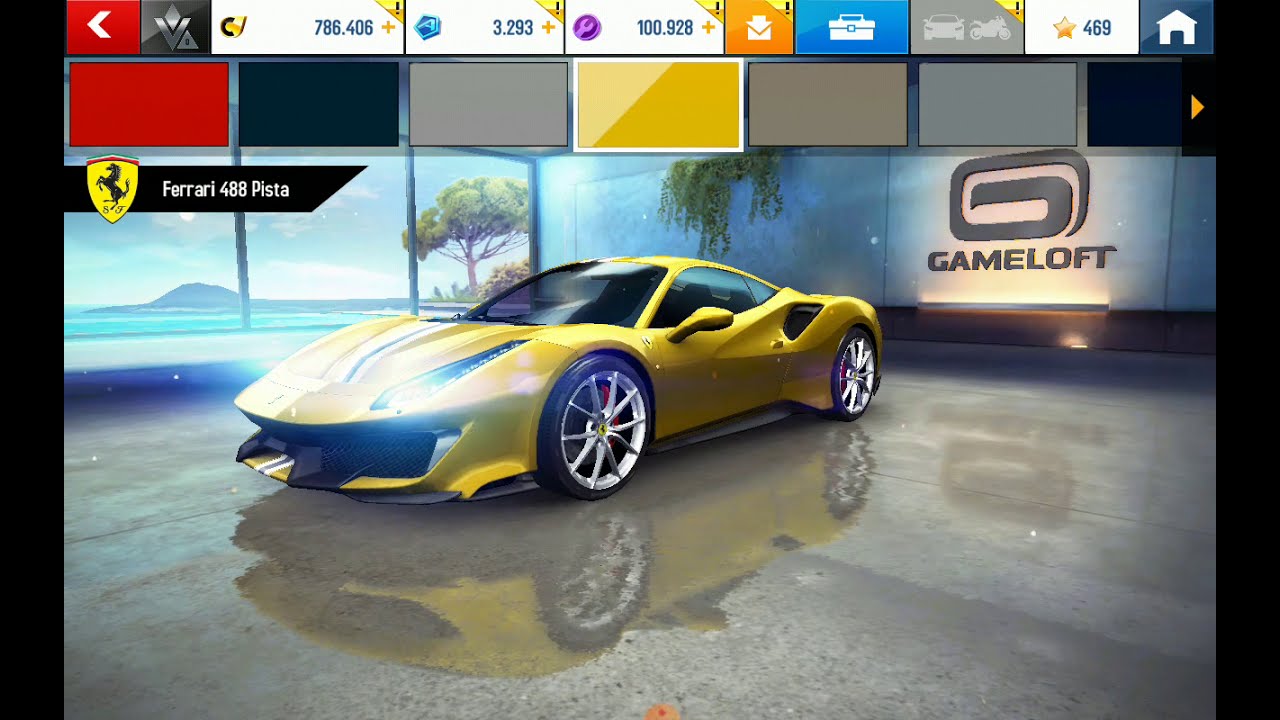 Asphalt 8 (06) Ferrari 488 pista and Chrysler firepower - YouTube