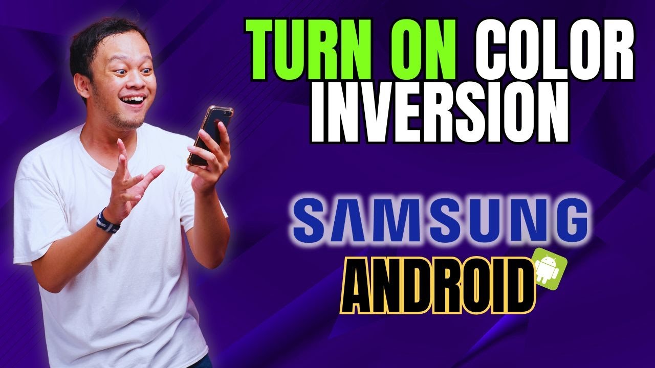 How to Enable Color Inversion on Android or Samsung Phone - YouTube