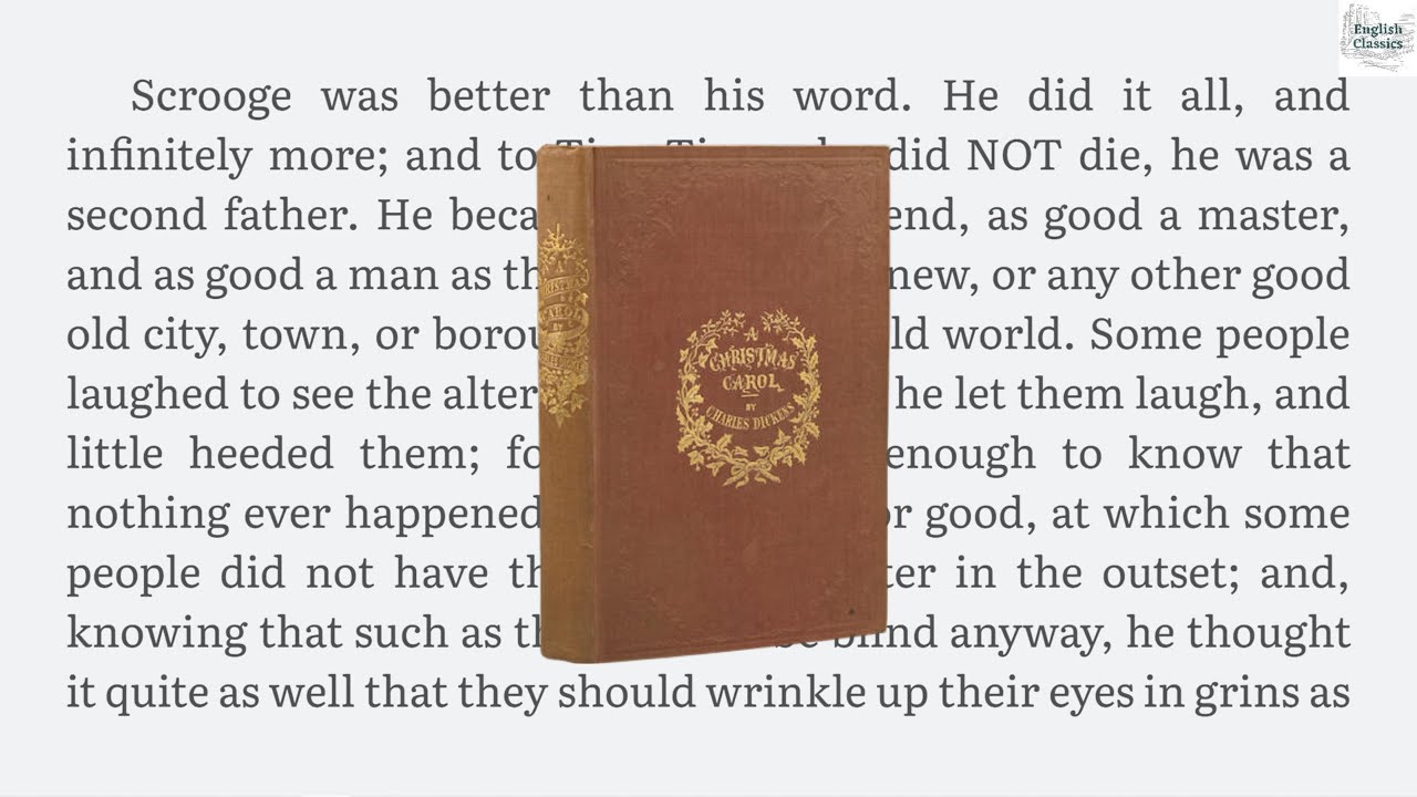 A Christmas Carol- Full and Unabridged Audiobook with Text- by Charles ...