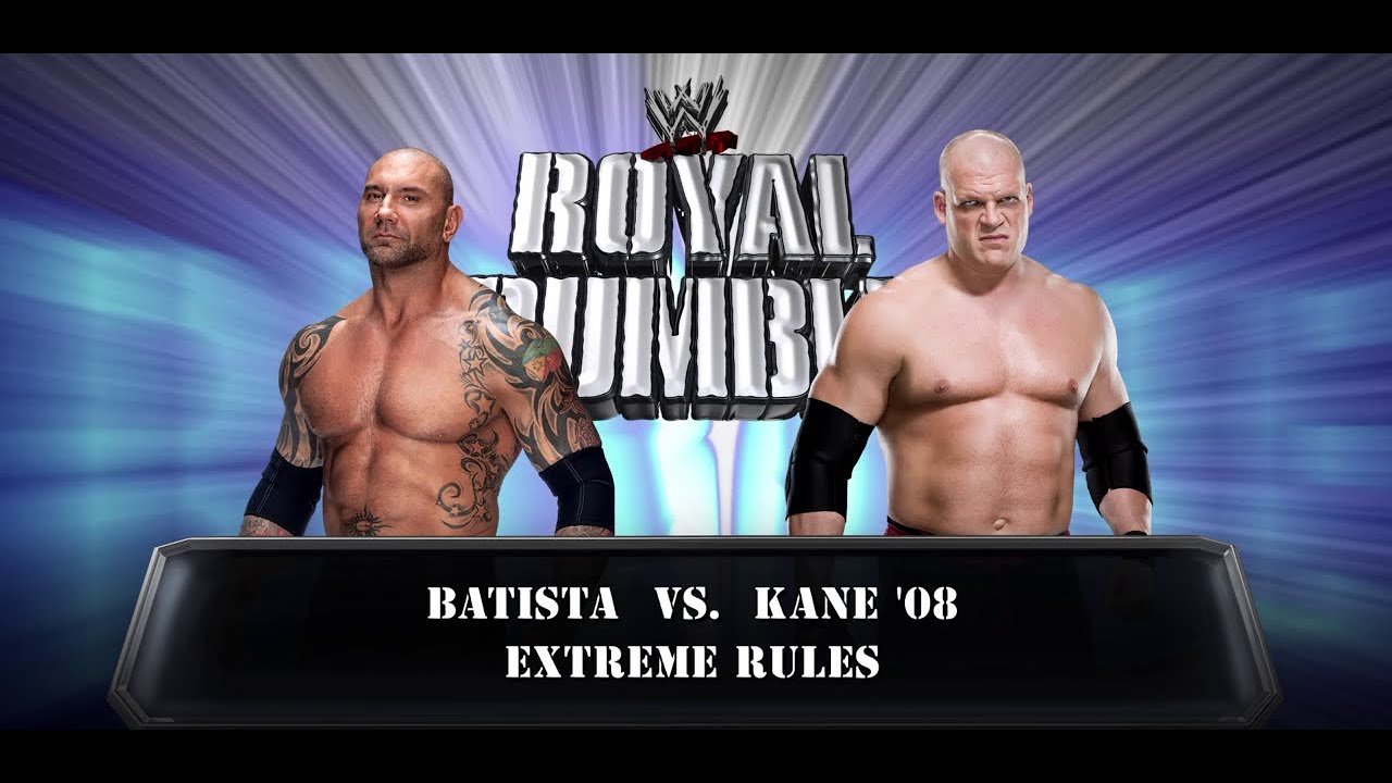WWE 1 on 1 Extreme Rules Match Batista vs Kane - YouTube