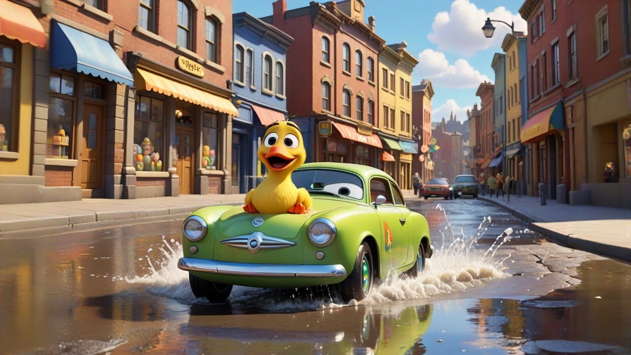 The Wheels & Kevin Duck’s Car| Song | Kids rhymes and poems | Chu Chu ...