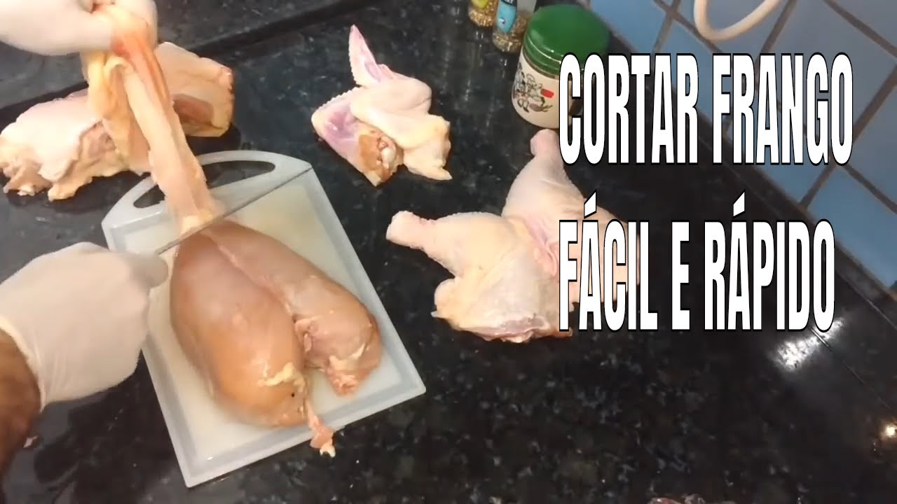 Aprenda como cortar frango de um jeito fácil e rápido - YouTube