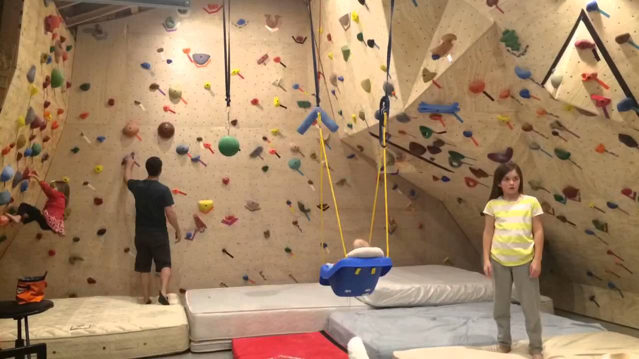 Time-lapse Climbing On Home Climbing Wall - YouTube
