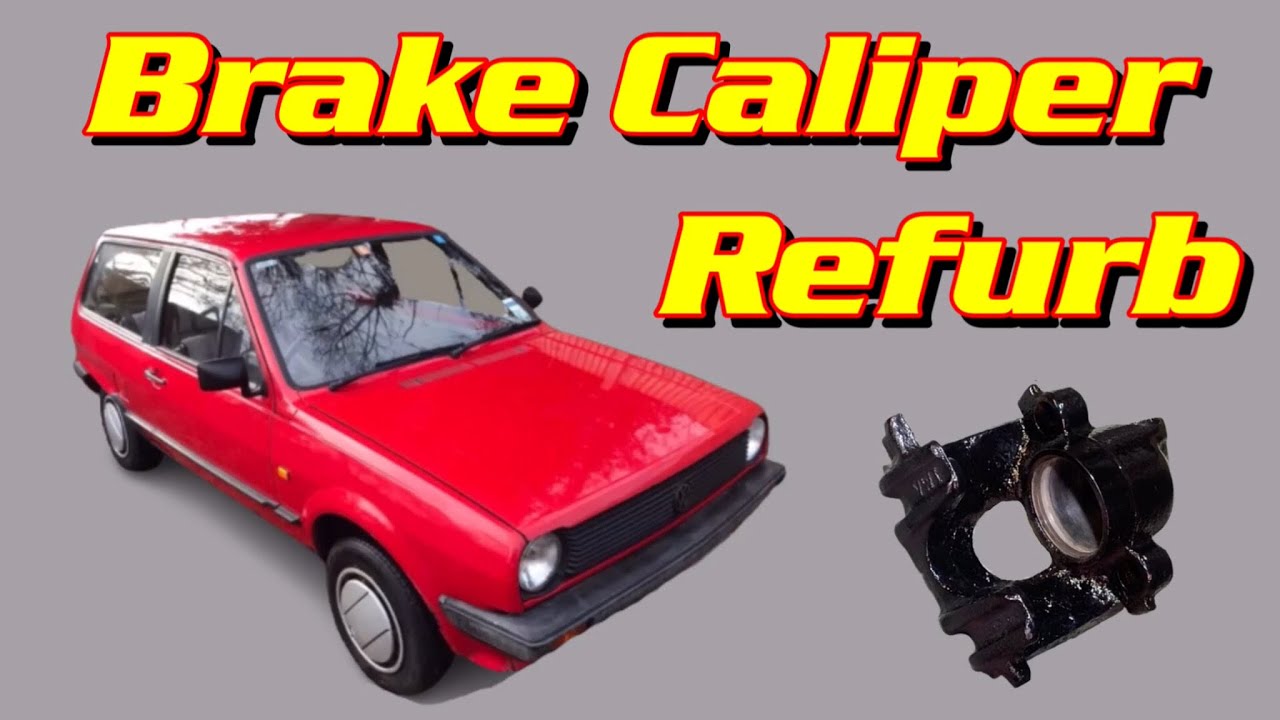 VW Polo MK2 Breadvan ( Brake Caliper Refurb ) Retro Volkswagen - YouTube