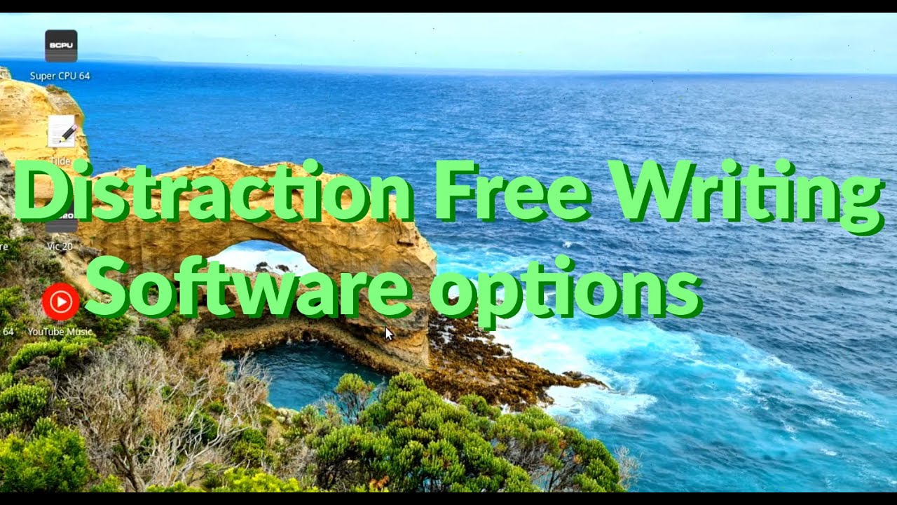 Distraction Free Writing Software Options in Linux - YouTube