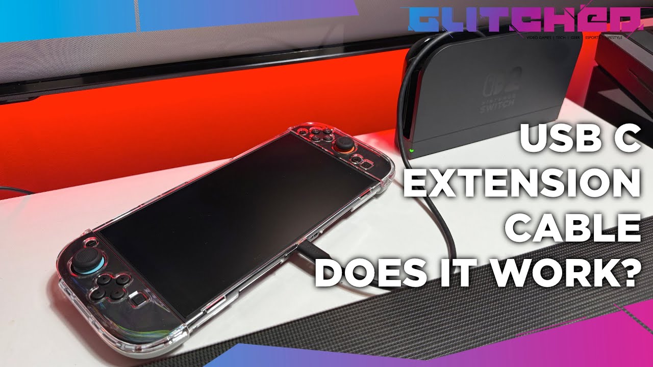 Nintendo Switch 2 Dock USB C Extension Cable - 4K, 1440p, 120Hz, HDR ...