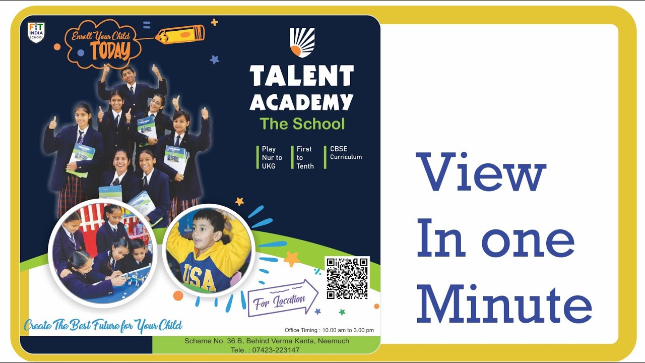 TALENT ACADEMY The School | View in One Minute - YouTube