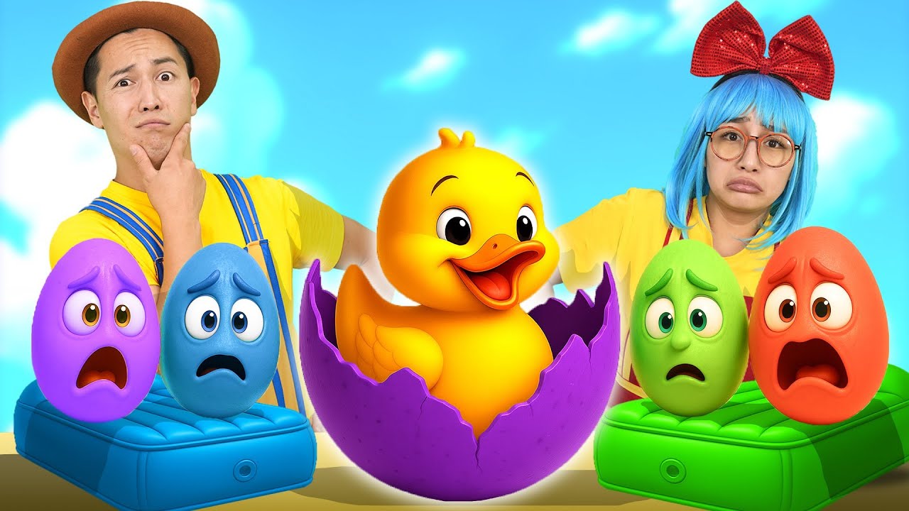 5 Little Eggs Jumping on the Bed | Tigi Boo Kids Songs - YouTube