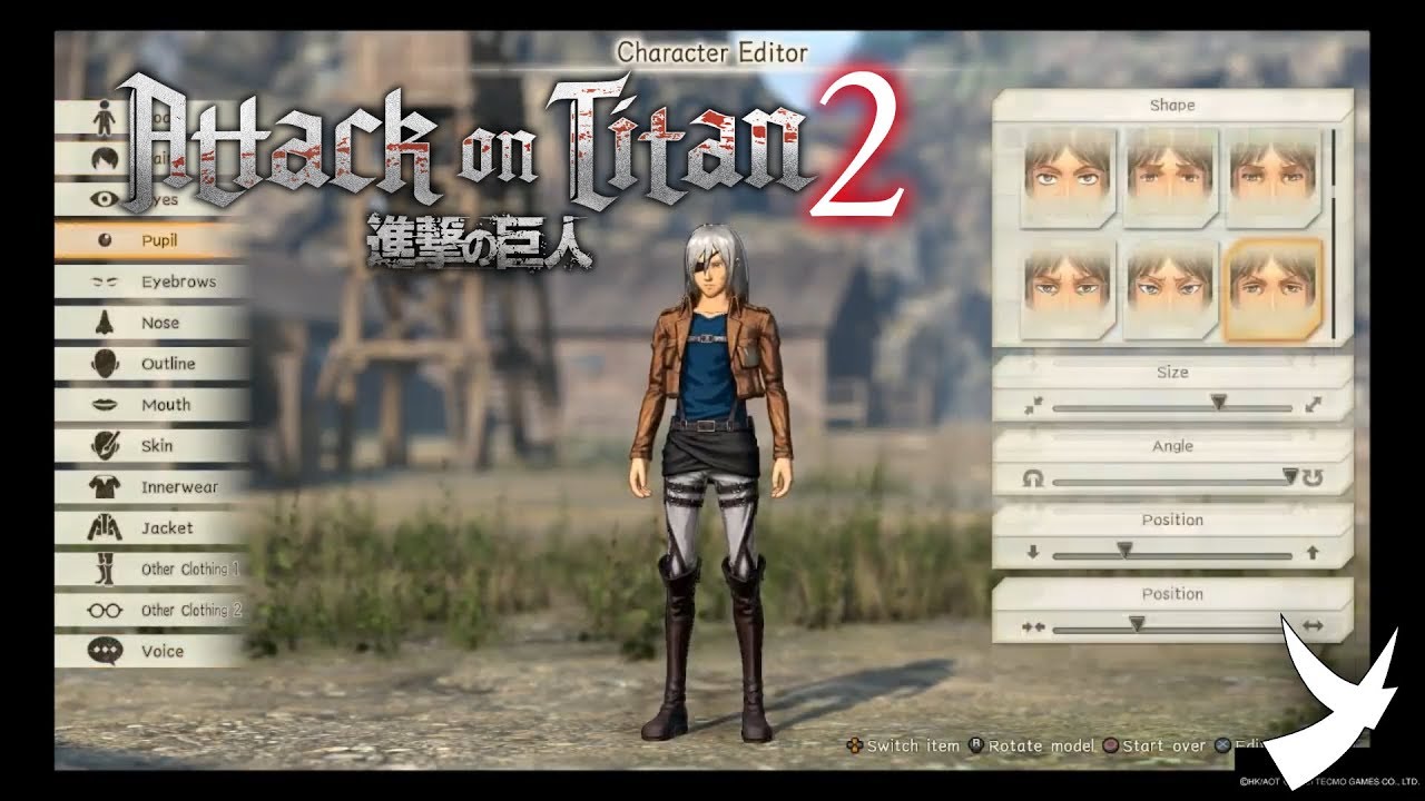 Attack On Titan 2 | First Cutscene & Character Creation - YouTube