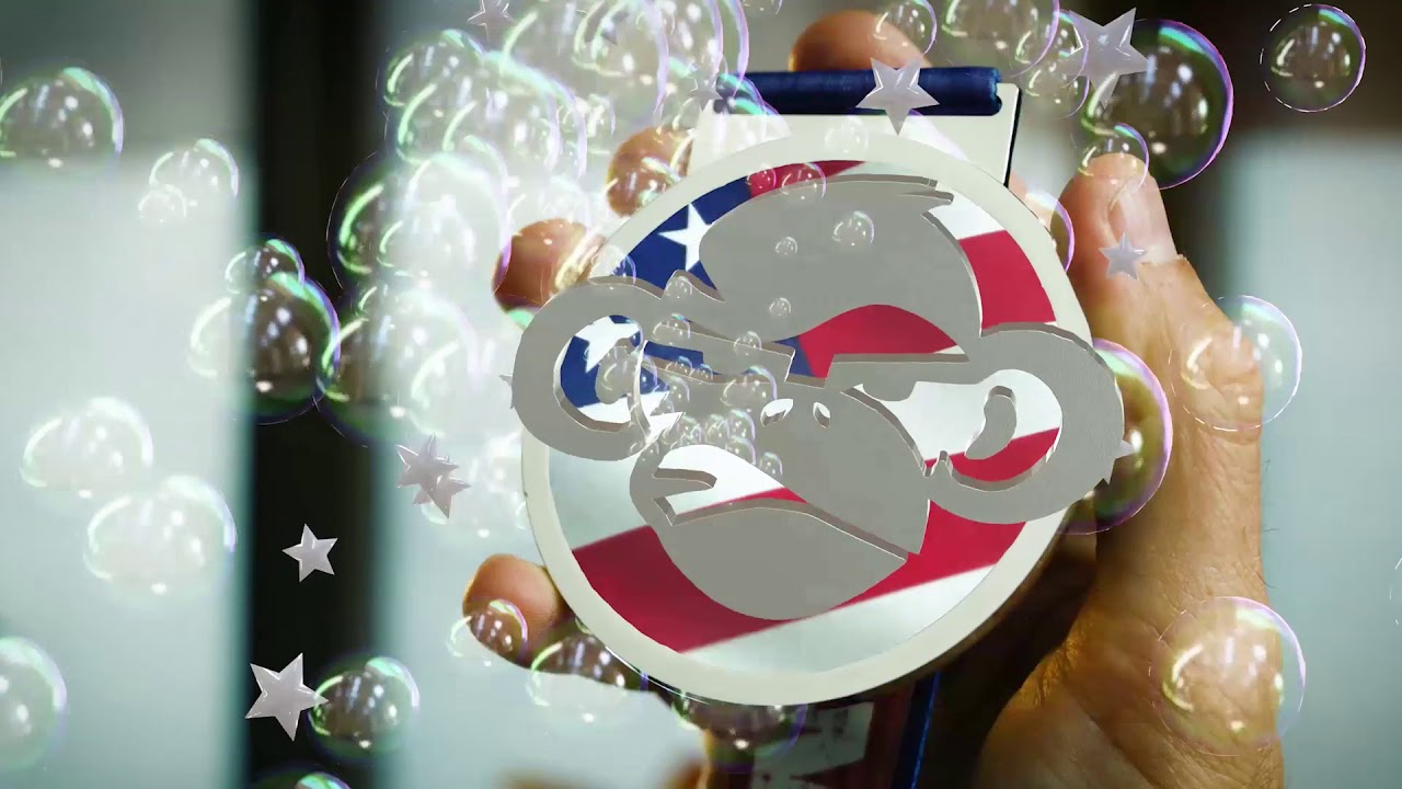The World's First Augmented Reality Finisher Medal - YouTube