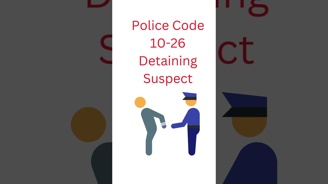 Police Code 10 26 Detaining Suspect codes radiocodes YouTube Police Code 10 26 Detaining Suspect codes radiocodes YouTube