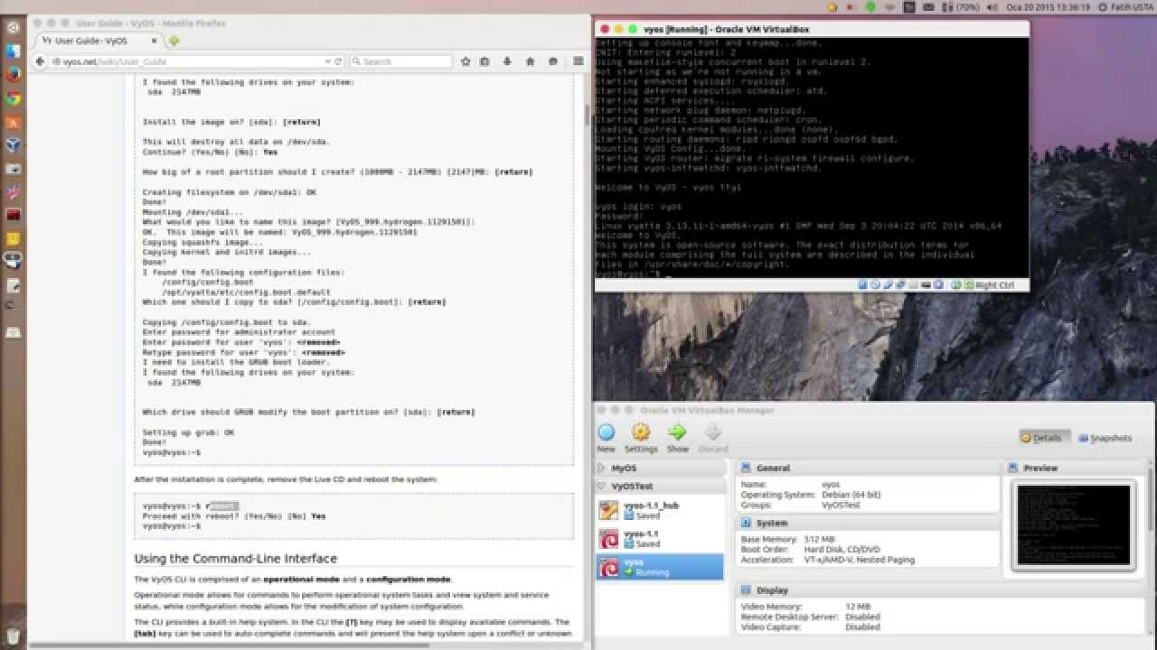 1- VyOS Basic Hard Drive install - YouTube