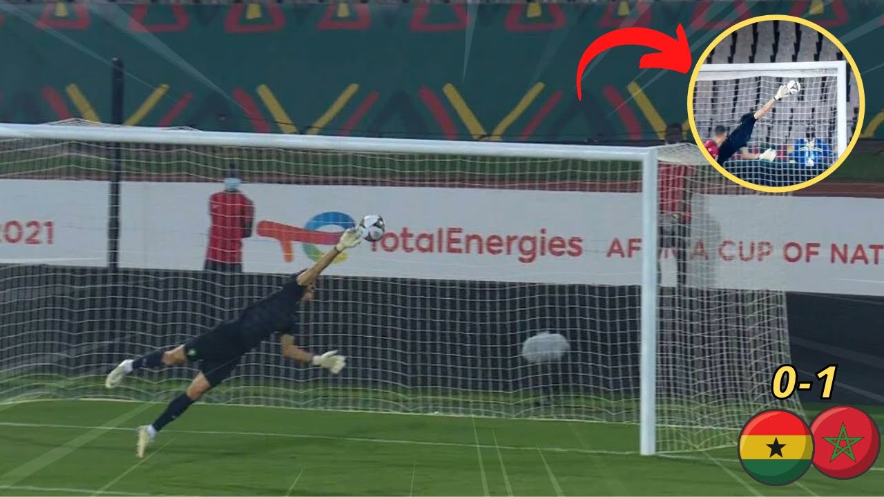 Yassine Bounou Save vs Ghana🔥Yassin Bono Saved Morocco From Defeat ...