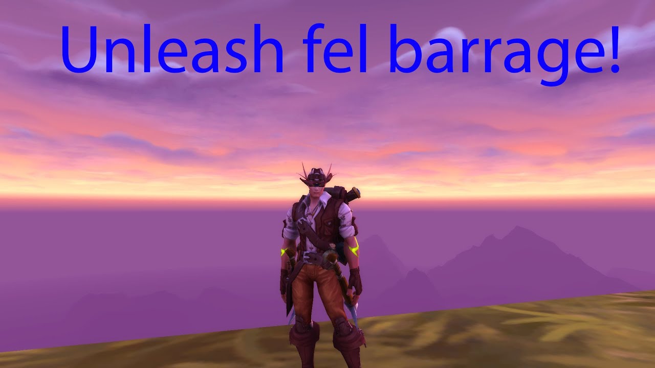 Unleash Fel barrage! Havoc demon hunter pvp 8.3 - YouTube