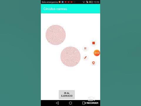 FUNCIONAMIENTO GUIA DE DISEÑO DE CIRCULOS EN CANVAS||ANDROID STUDIO ...