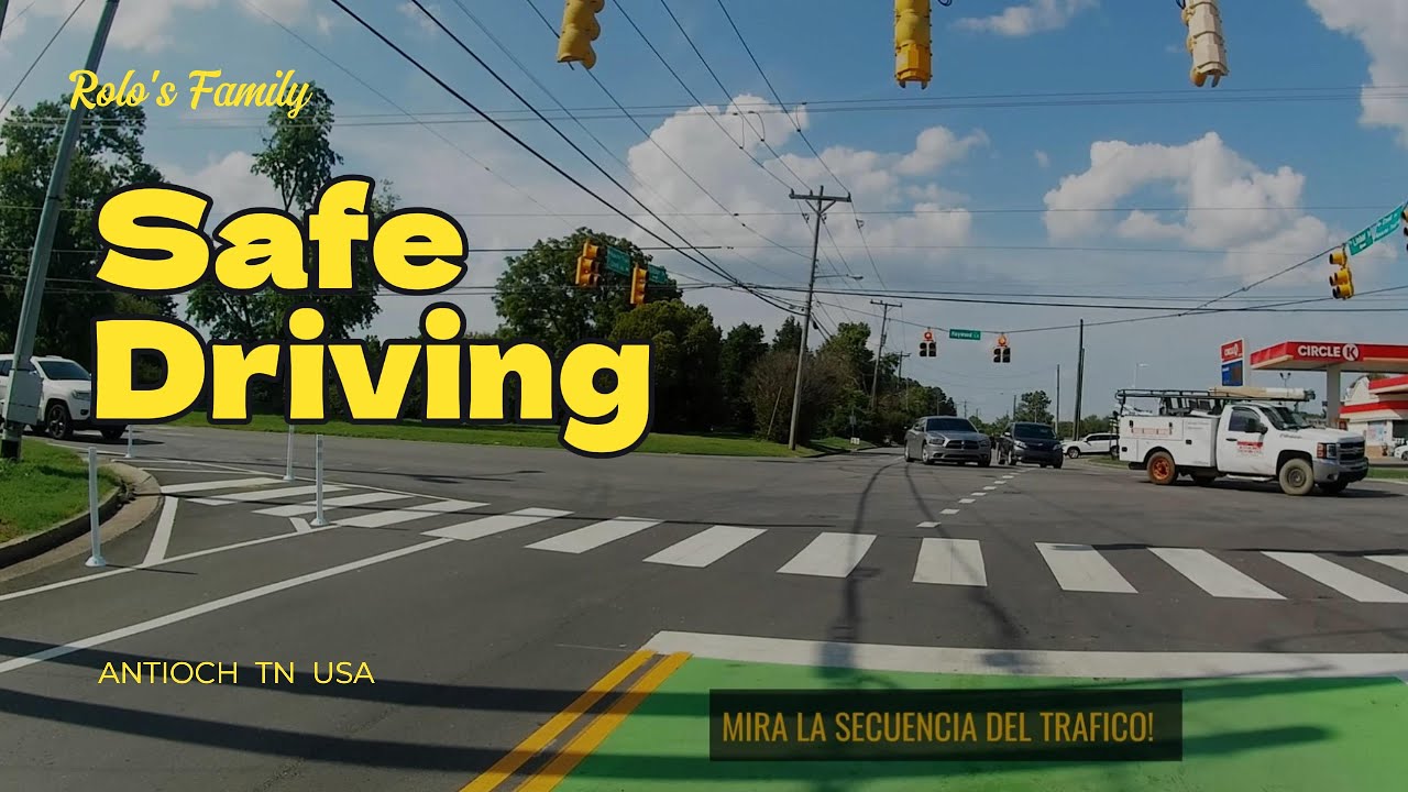 SAFE DRIVING HEAVY INTERSECTION NASHVILLE TN USA - YouTube