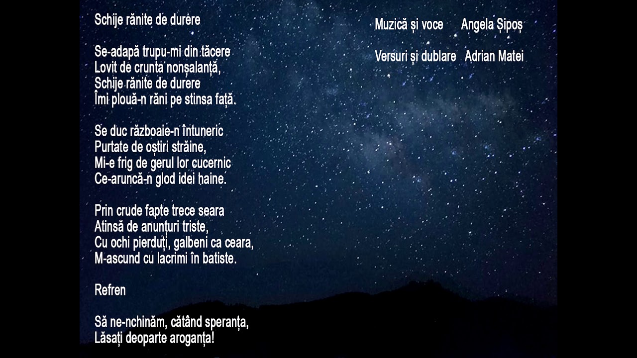 Schije rănite de durere - YouTube