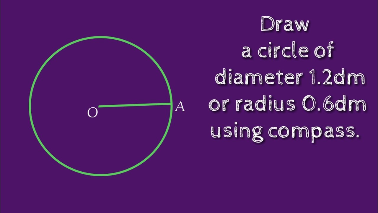 How To Draw A Circle Of Diameter 1 2dm Using Compass Shsirclasses how-to-draw-a-circle-of-diameter-1-2dm-using-compass-shsirclasses