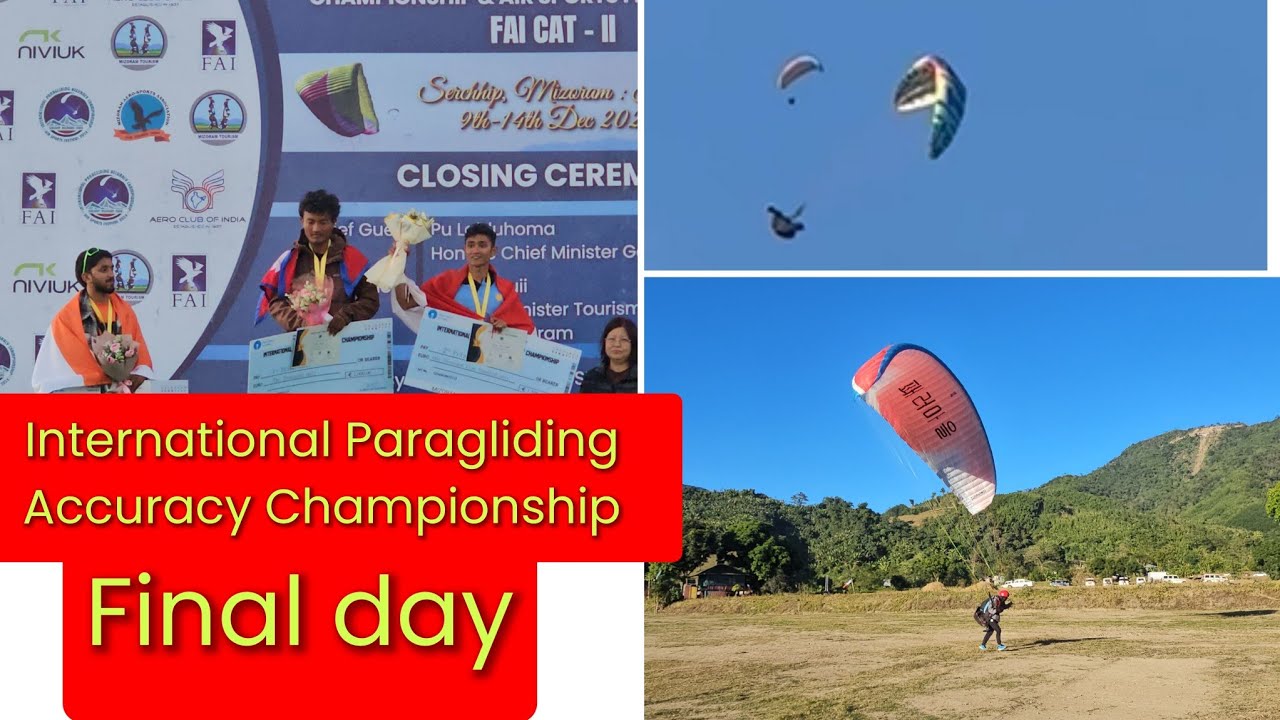 Final Day. International Paragliding Accuracy Championship FAI CAT-II ...