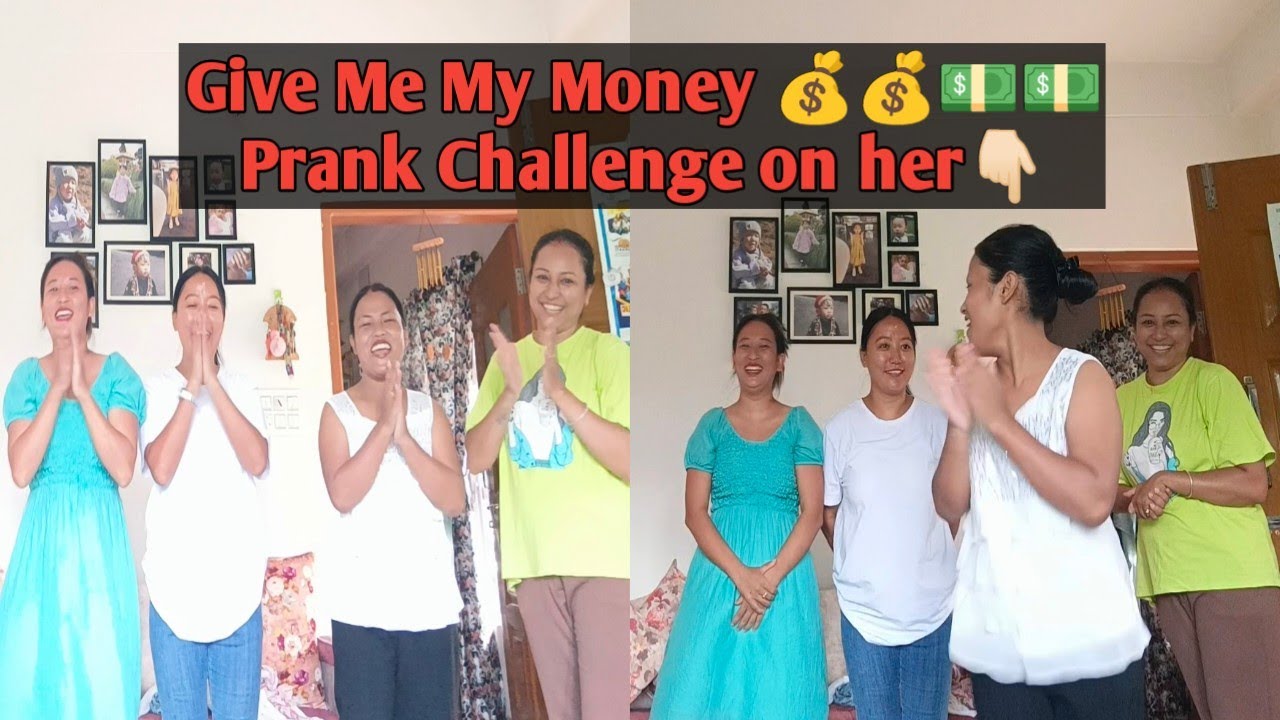 Give Me My Money 💰💰💰 Prank On Anusha Baini🤭😝||Bichara baini prank bhako ...
