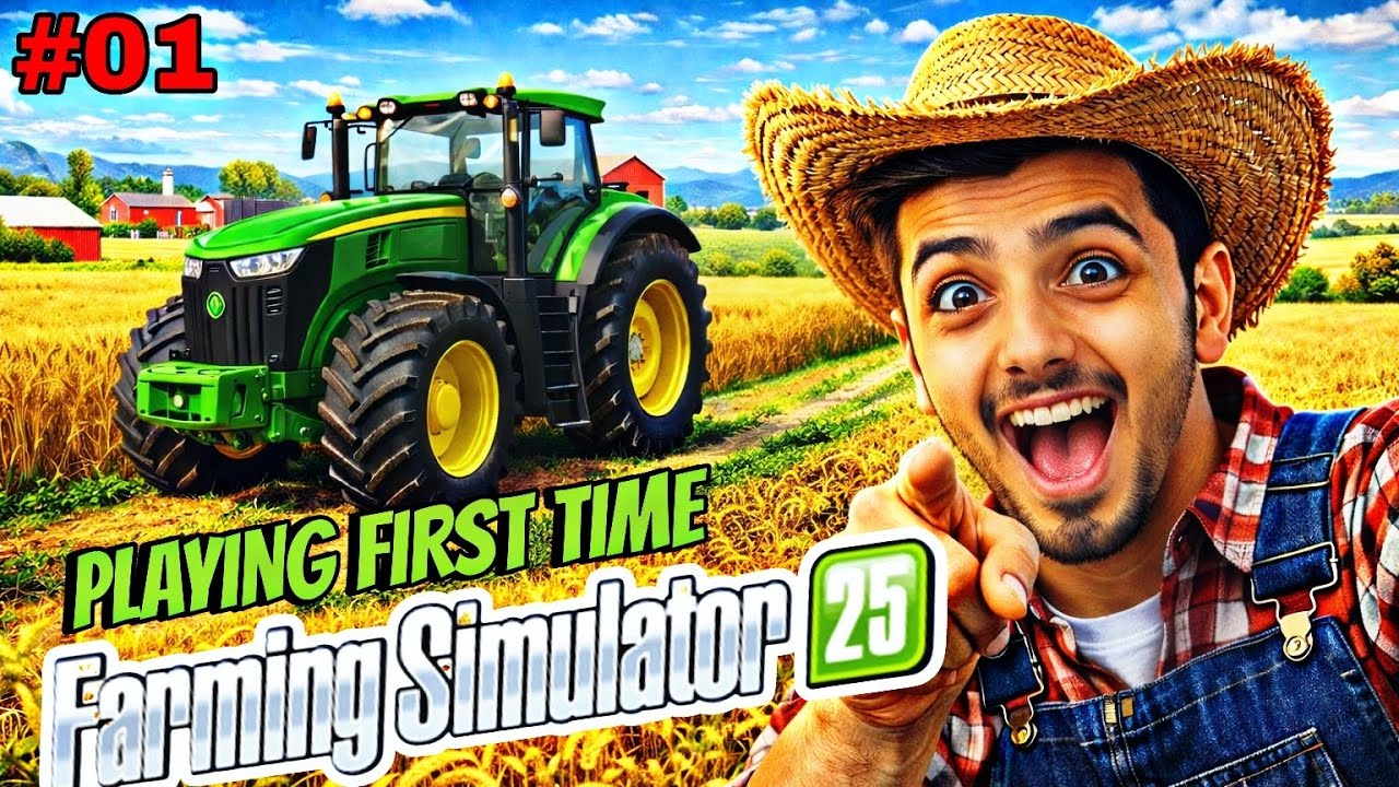 Farming Simulator 25 FIRST TIME Gameplay! 🌾 Starting My Farming Journey ...