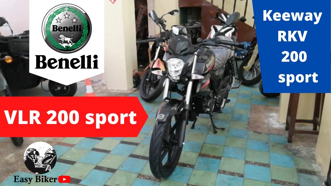 ريڨيو كامل موتوسكل بينيلي VLR 200 سبورت || keeway RKV 200 sport - YouTube
