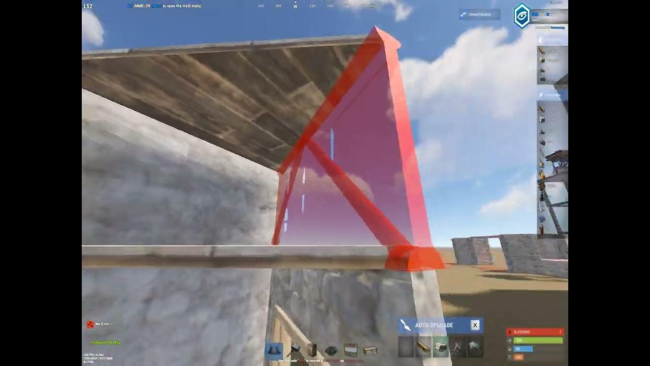 (RUST) Wide gaps, disconnectable externals and pixle gaps. SUPER EASY ...