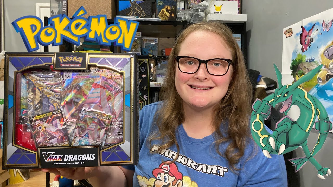 Pokémon TCG Opening - VMAX Dragons Premium Collection Box! - YouTube