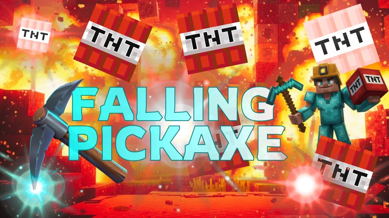 💥 MINECRAFT FALLING PICKAXE ⛏️ NEW SEASON 💣 #shorts #minecraft - YouTube