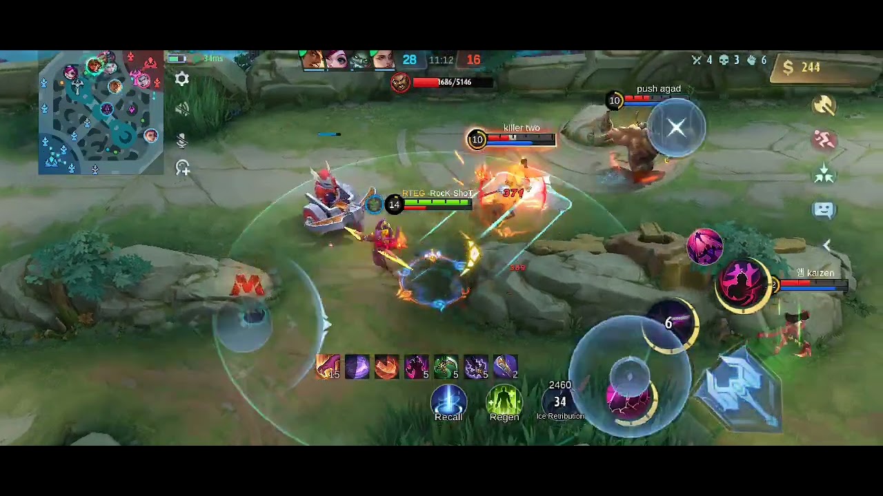 Mobile Legend #2 Hanzo Hyper kill - YouTube