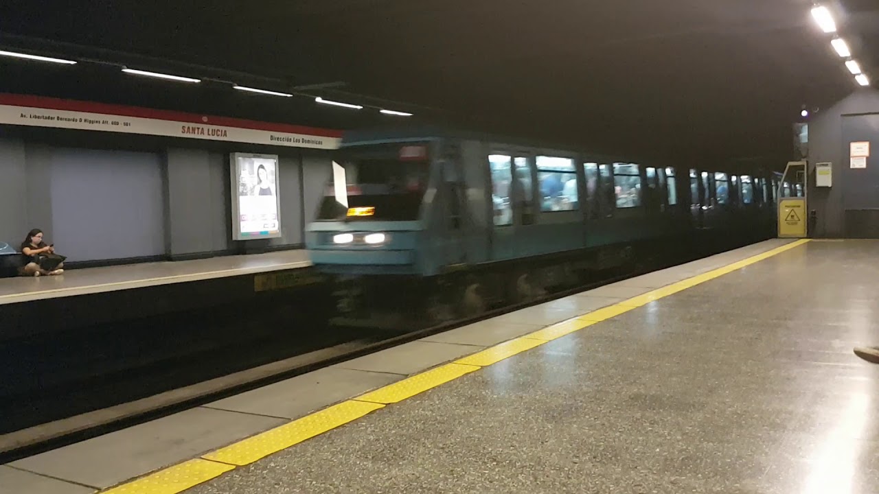 Linea 1 de metro de Santiago - YouTube