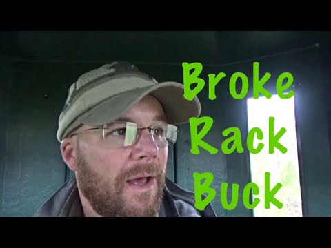 WHITETAIL BUCK BROKE HIS RACK 😲😲😲 - YouTube