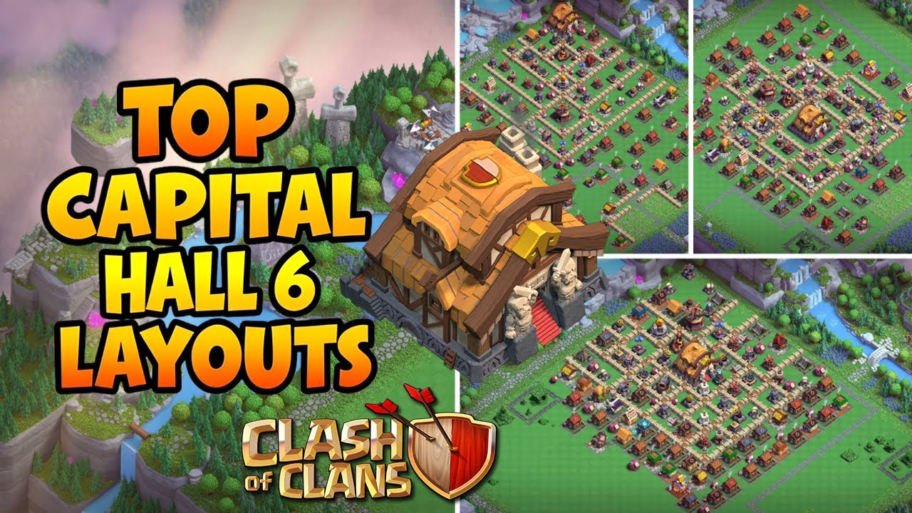Top 7 Best Capital Peak (Hall) Level 6 Base Layouts For Clash of Clans ...