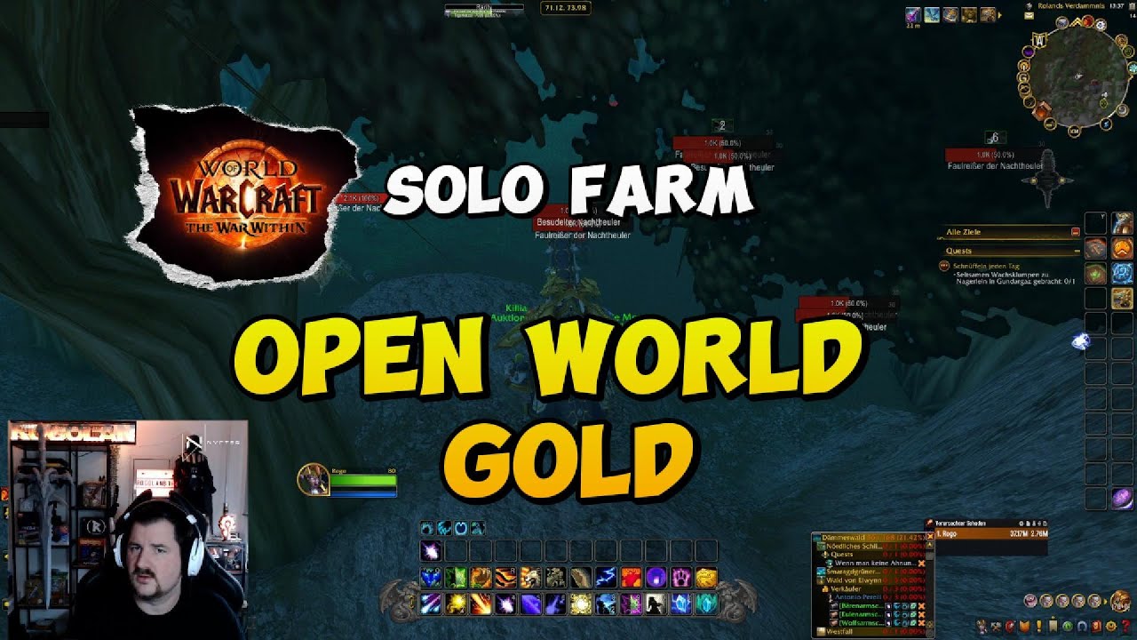 WORLD OF WARCRAFT EASY GOLD SOLO OPEN WORLD TWW #worldofwarcraft # ...