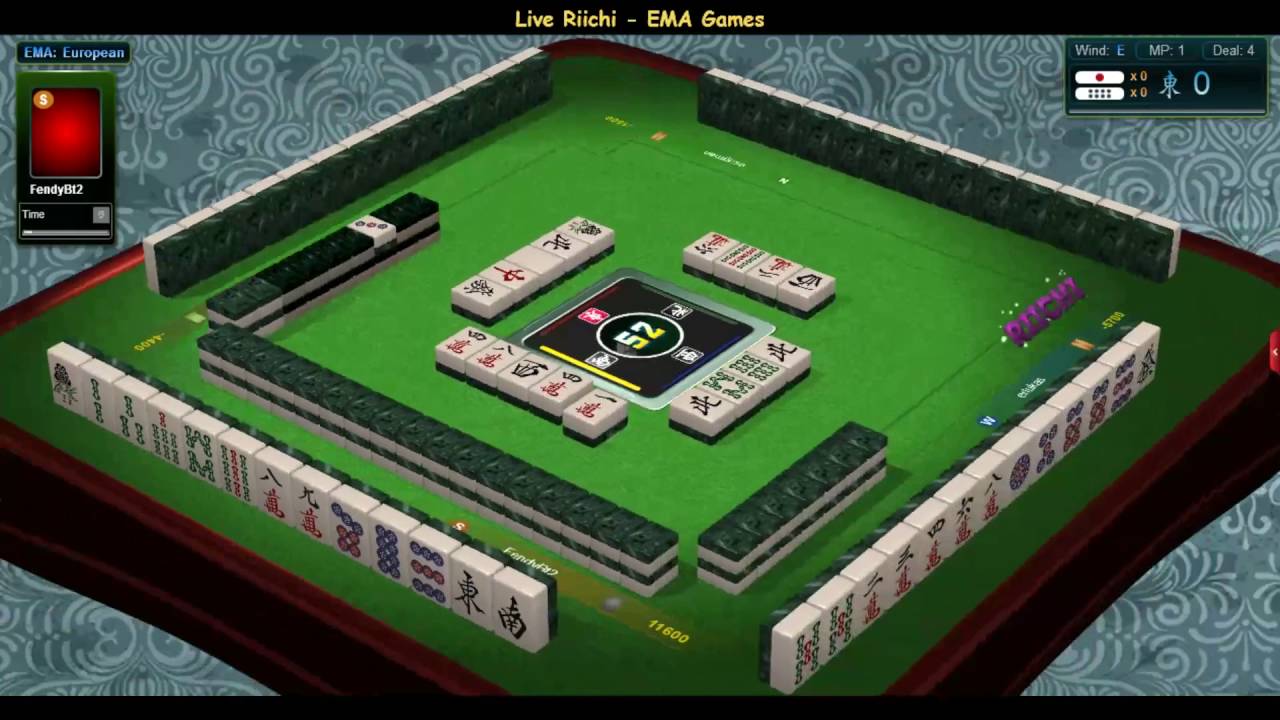European Riichi (Japanese Mahjong) - Pinfu + All Simples + Riichi - YouTube