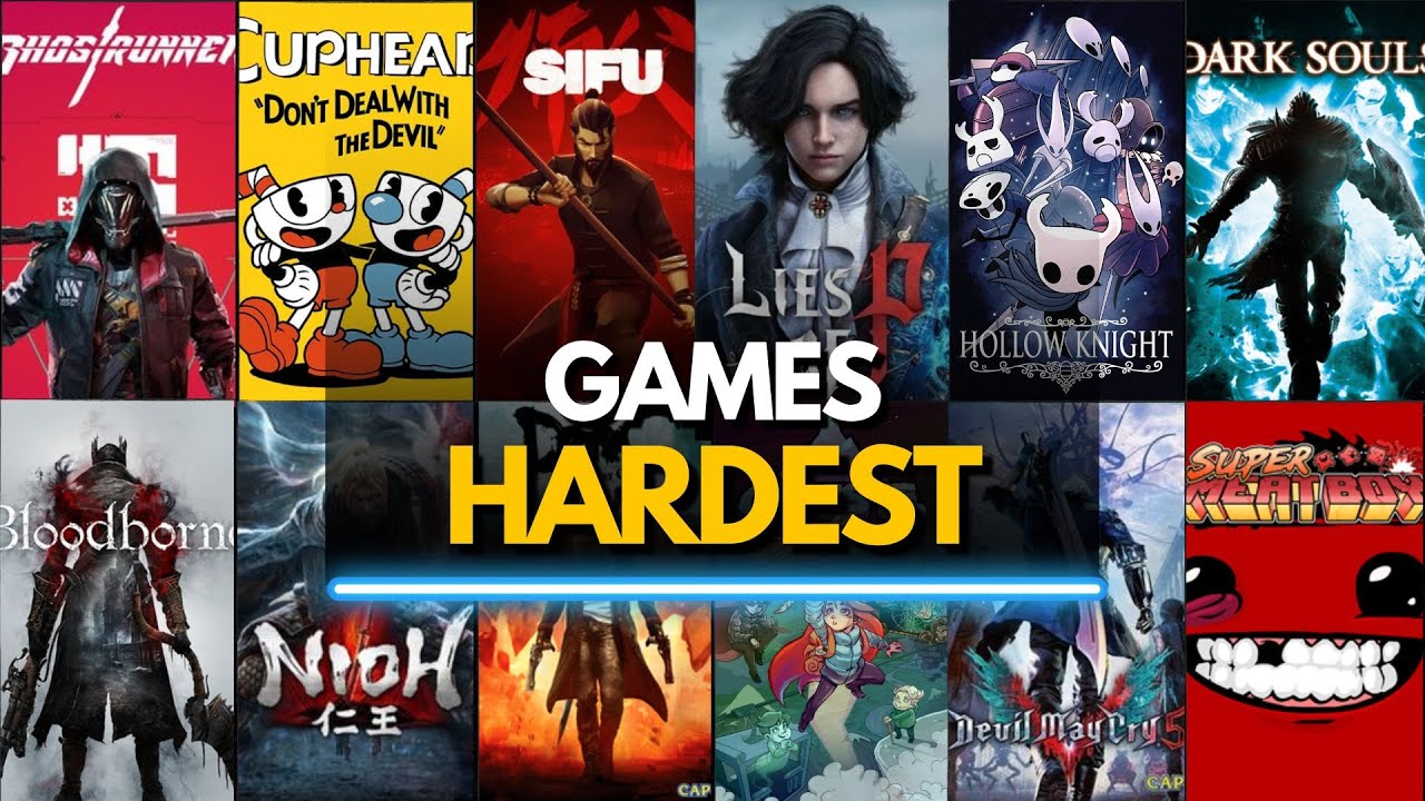 The 35 Most Difficult Games Ever Made (Hardest Games) - YouTube