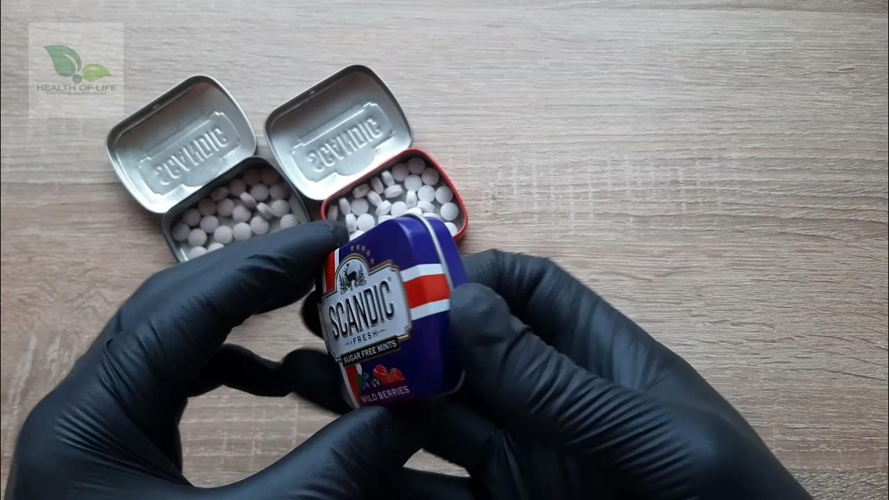Драже без добавления сахара SCANDIC - YouTube