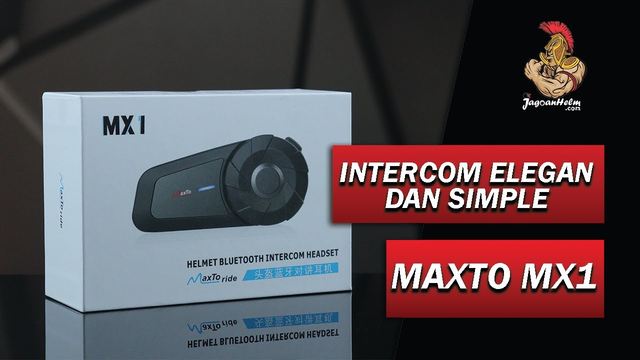 UNBOXING : INTERCOM MAXTO MX1 | SIMPLE DAN GAMPANG - YouTube