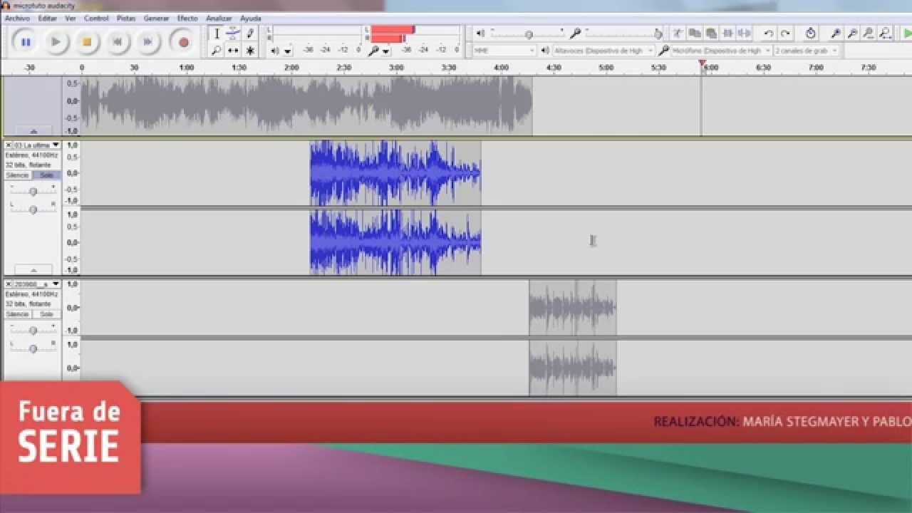 Tutorial. Audacity, 1.ª parte. Línea de tiempo y grabación de voz - YouTube