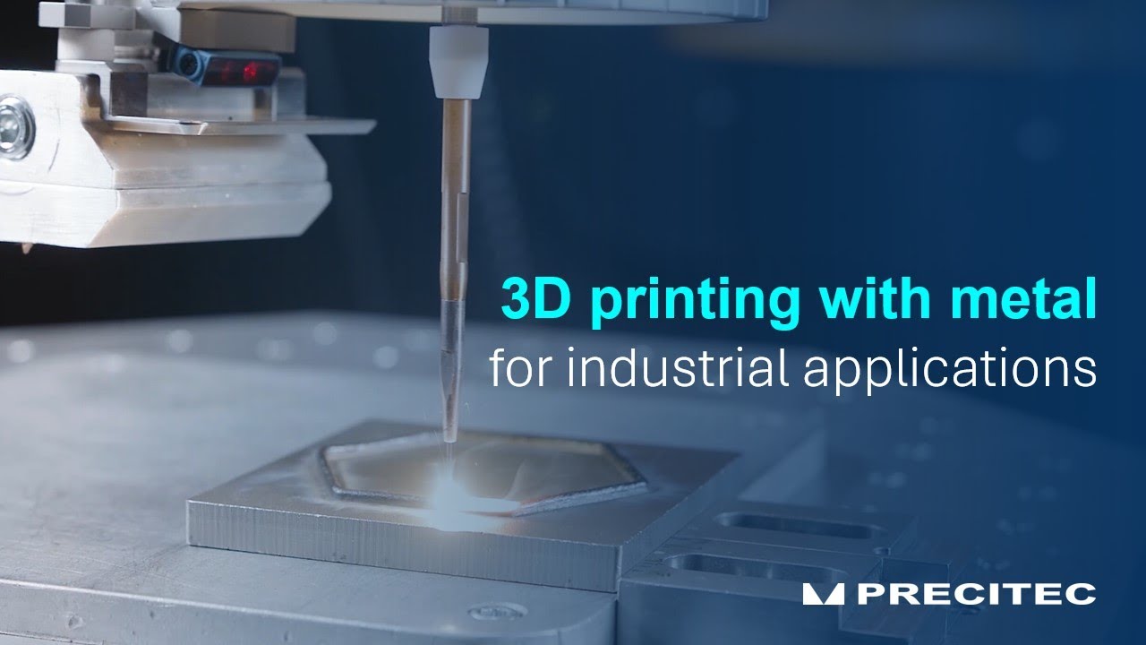 CoaxPrinter - Laser deposition welding with coaxial wire feed - YouTube
